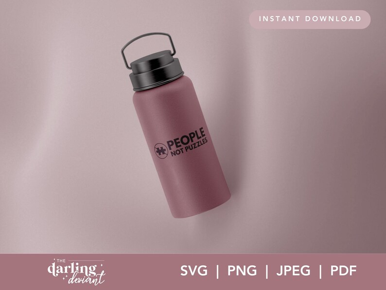 People Not Puzzles SVG Autism Svg Png Neurodiverse Cut Files Digital ...