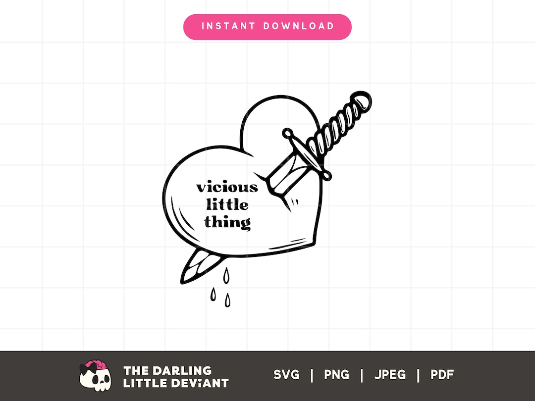Vicious Little Thing Powerless SVG | Bookish Svg Png | Reader Cut Files ...