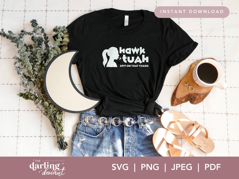Hawk Tuah SVG Funny Svg Png Adult Cut Files Digital Download Free ...