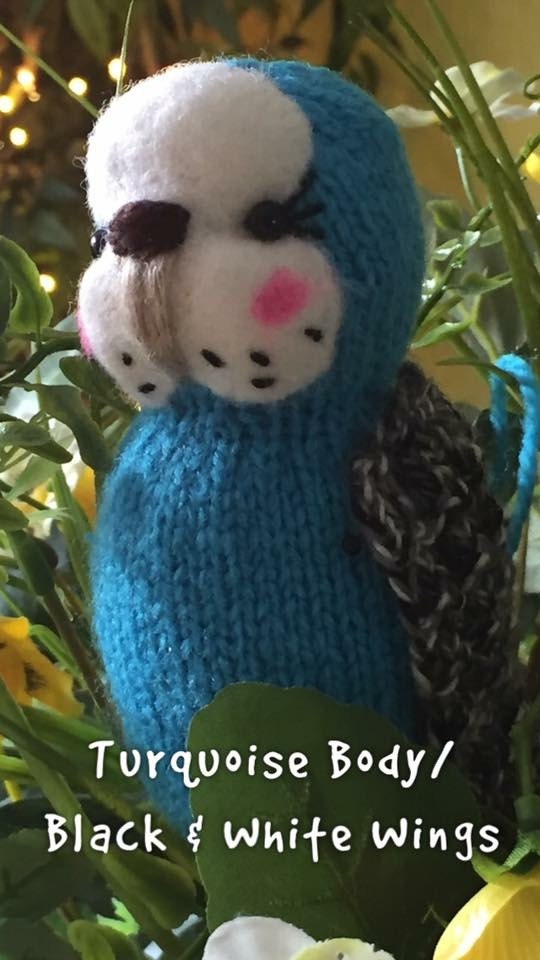 Knitted Budgie Pattern - Etsy