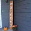 Welcome Sign With Post for Front Step or Porch - Etsy