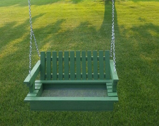 Porch Swing Bird Feeder With Hanging Hardware - Satin Leafy Green - Etsy