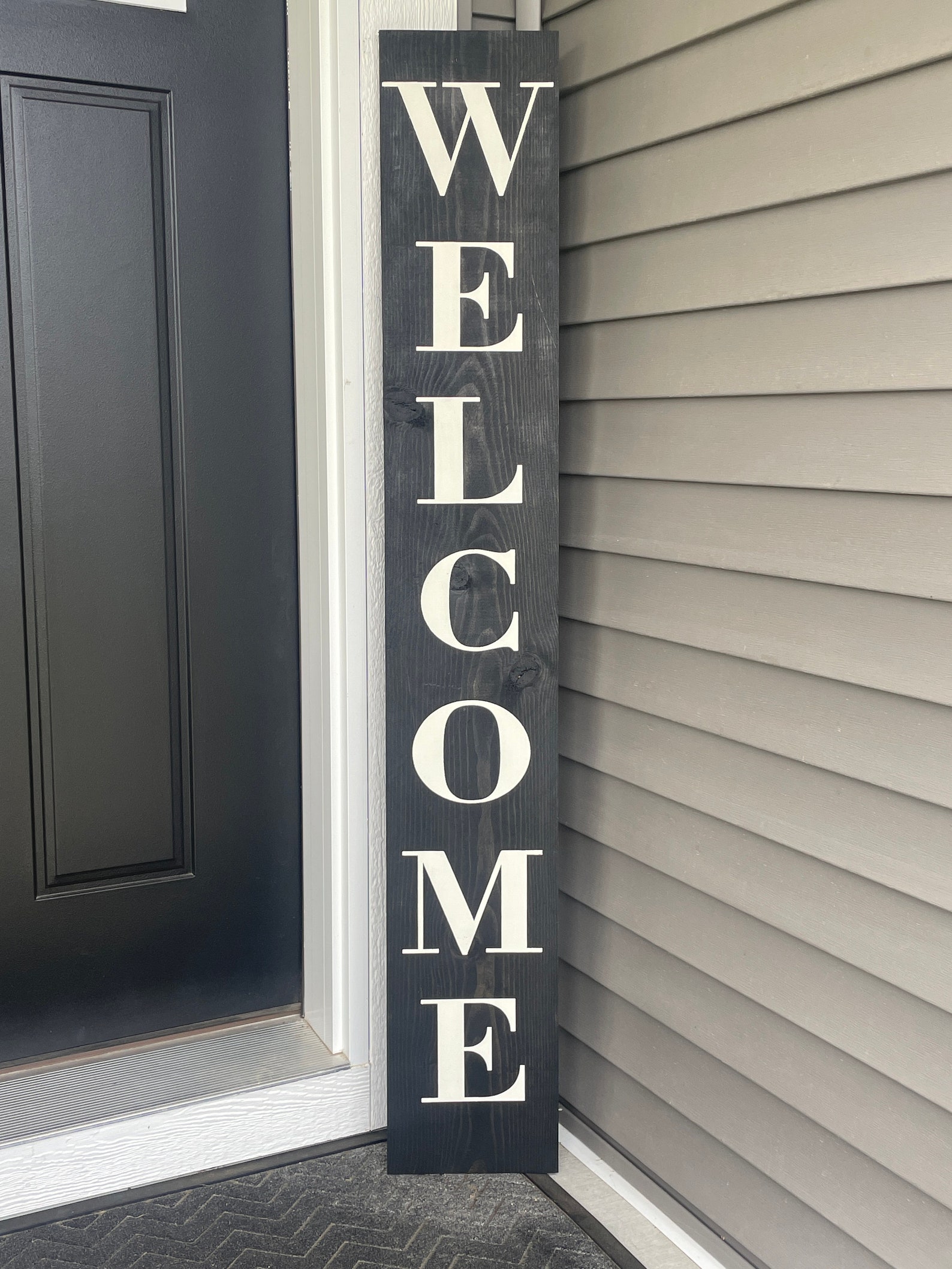 Welcome Sign Rustic Wood Welcome Sign Front Door Welcome - Etsy