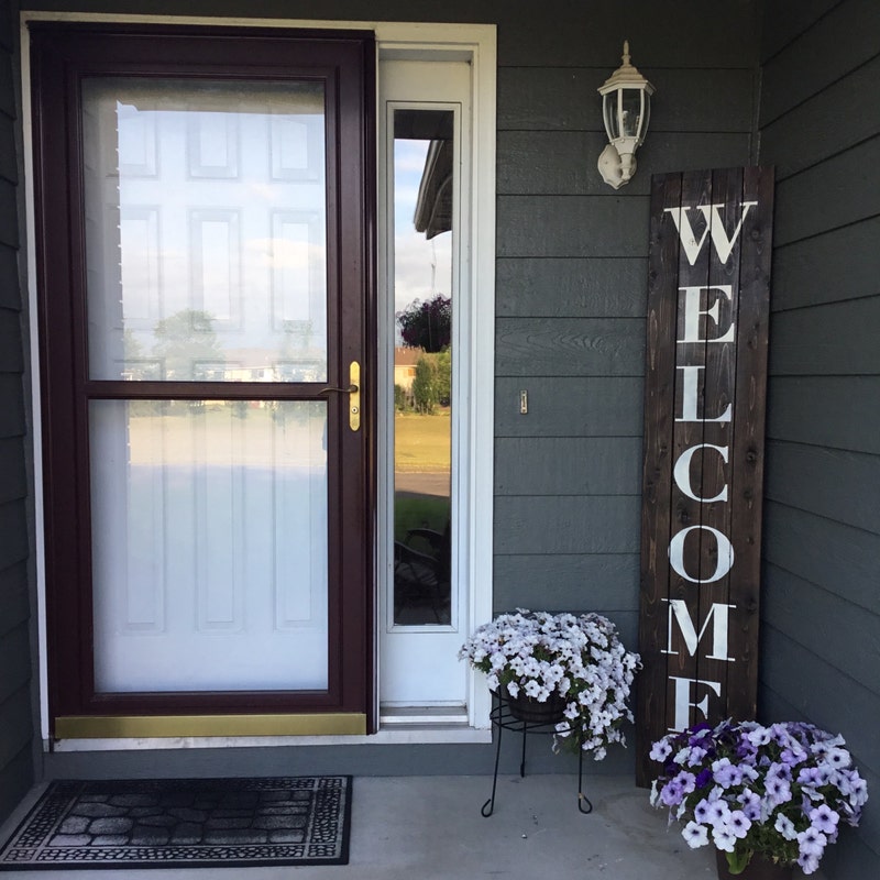 Outdoor Welcome Sign - Etsy