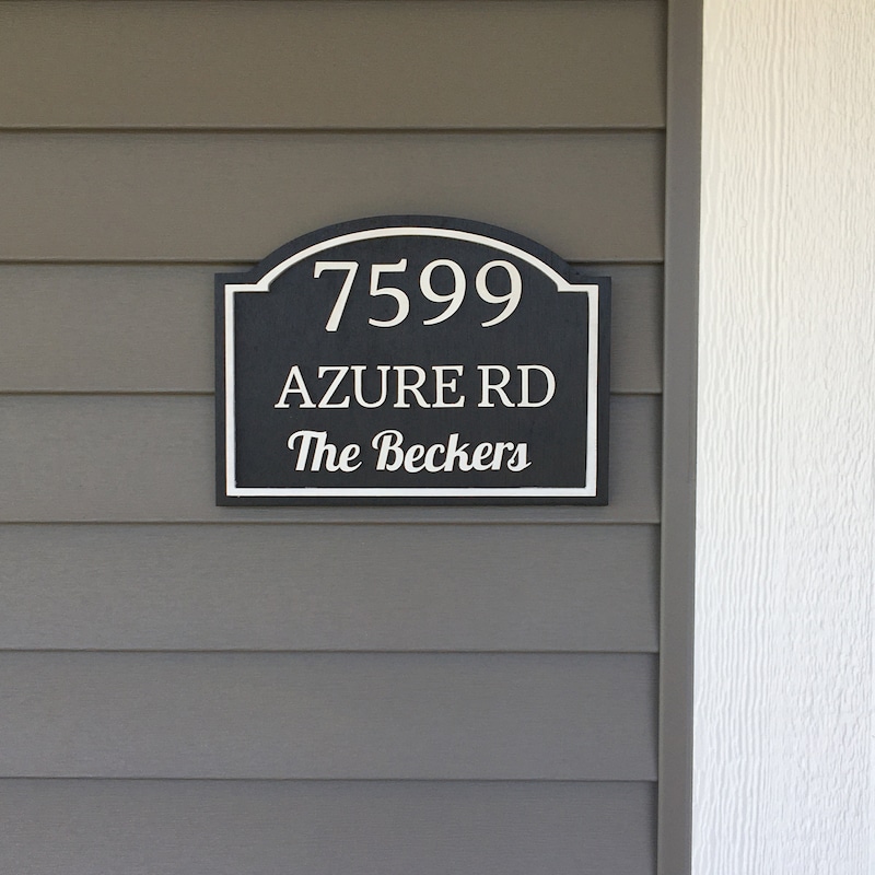 Address Plaque - Etsy
