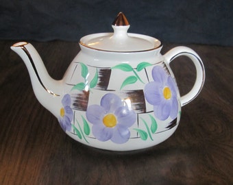 Floral teapot | Etsy