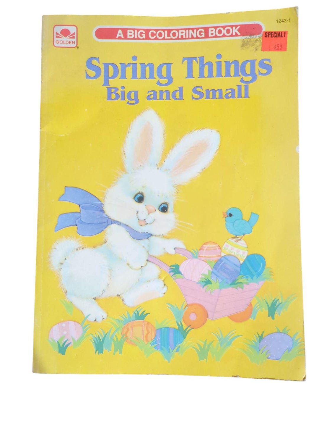 Vintage Golden A Big Coloring Book Spring Things Big and Small ...