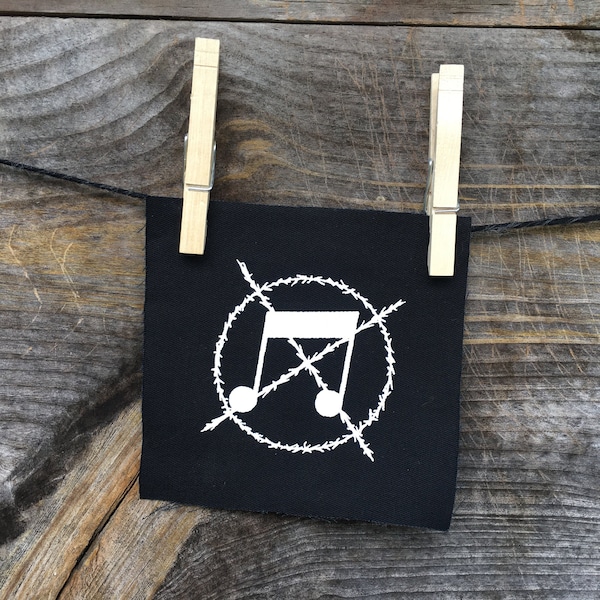 Noise Not Music Patch - Etsy