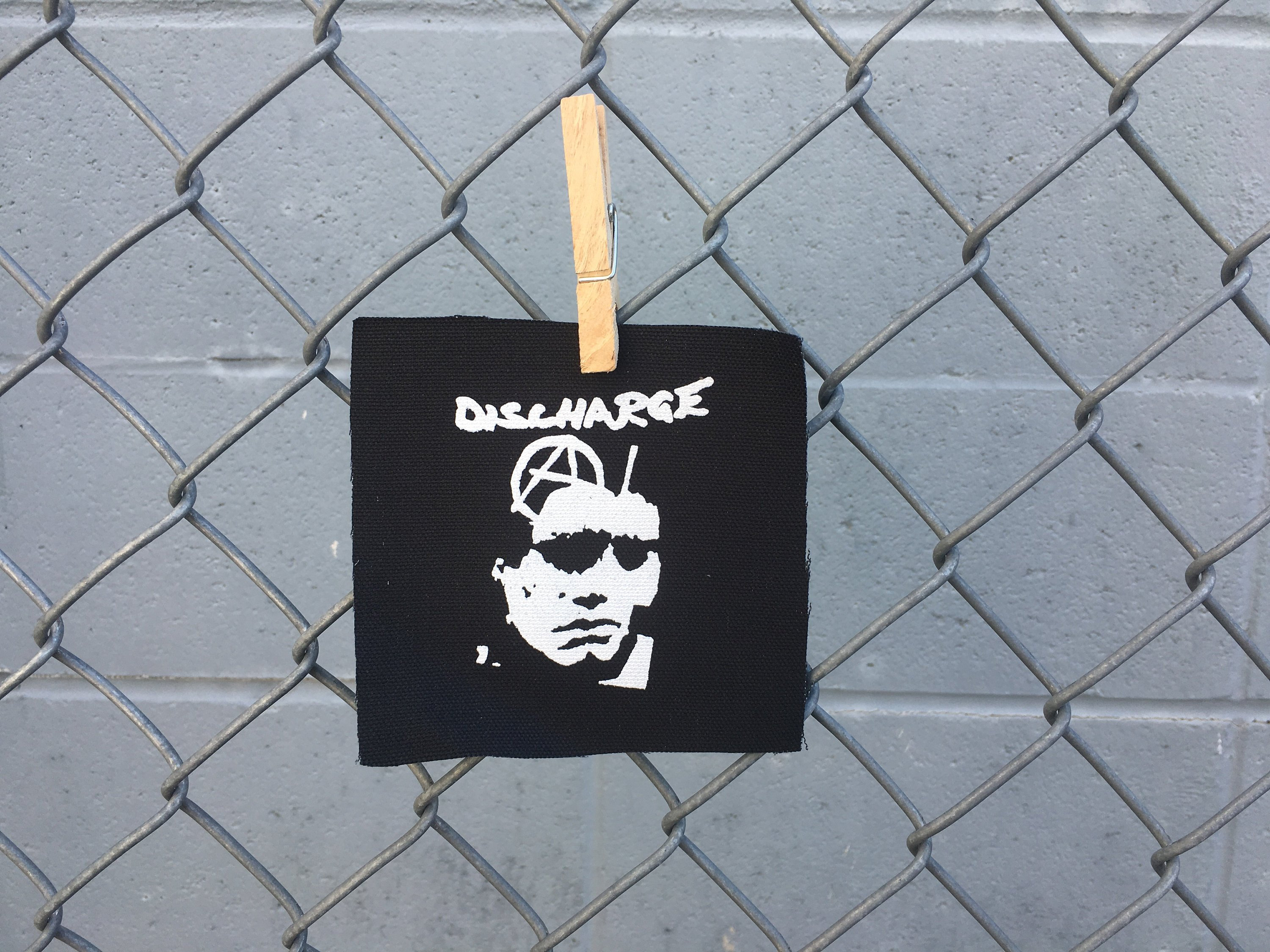 Discharge Face Logo Canvas Patch - Etsy UK