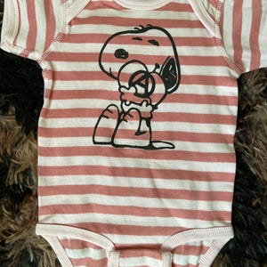Snoopy Anarchy Heart Baby Bodysuit - Etsy