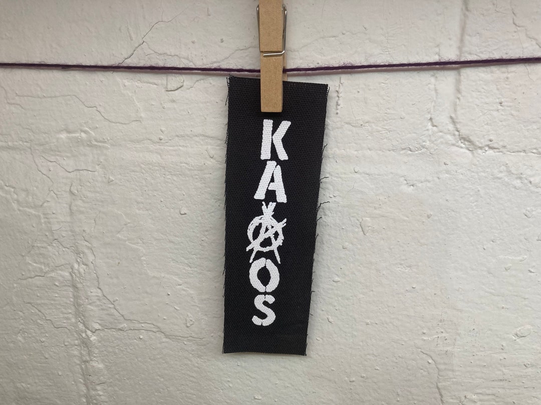 Kaaos Vertical Logo Canvas Patch - Etsy
