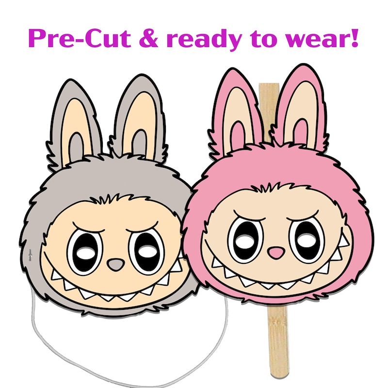 Labubu Mask for Adults - Etsy