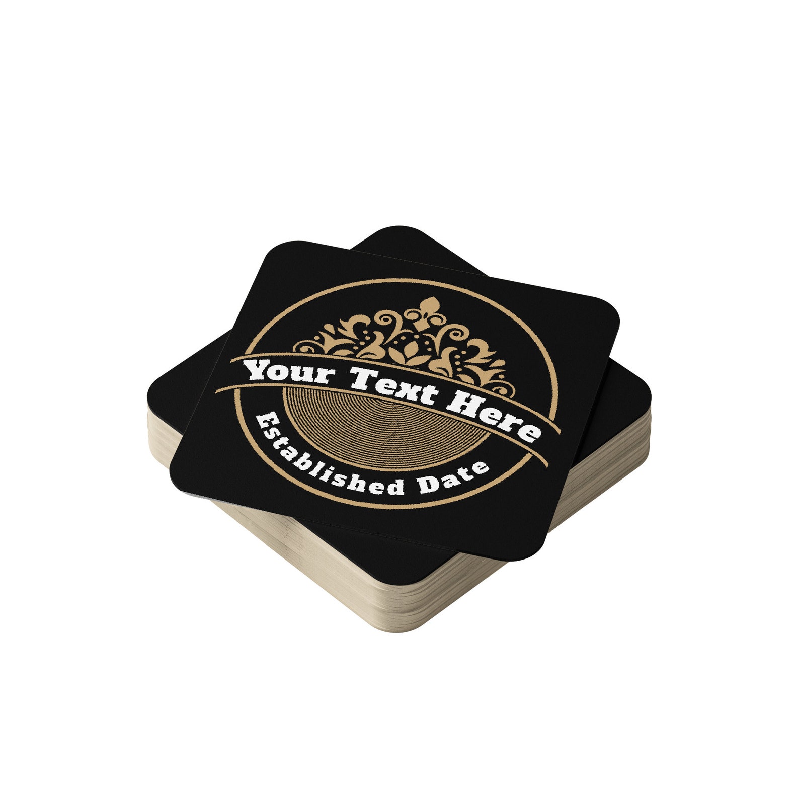 Personalised Beer Mats in Packs of 24 48 96 Multi Buy - Etsy UK