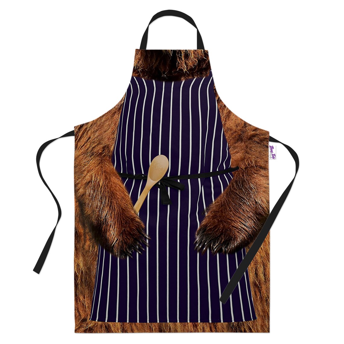 Funny Baking Apron Bear Outfit Novelty Cooking Chef Gift for | Etsy UK