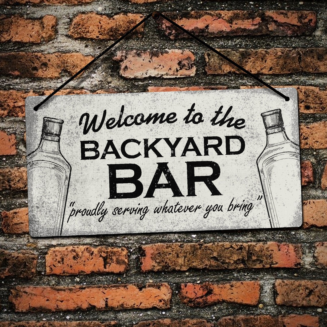 Bar Sign Metal Signs Tin Wall Hanging Plaques Accessories - Etsy