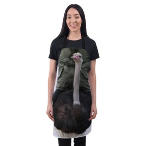 Funny Baking Apron Ostrich Novelty Cooking Chef Gift for Men - Etsy