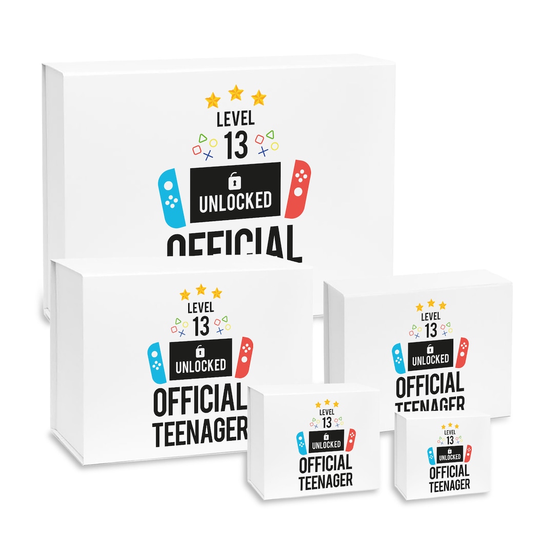 Gamer Gift Box 13th Birthday for Teenage Boys and Girls - Funny Teen ...