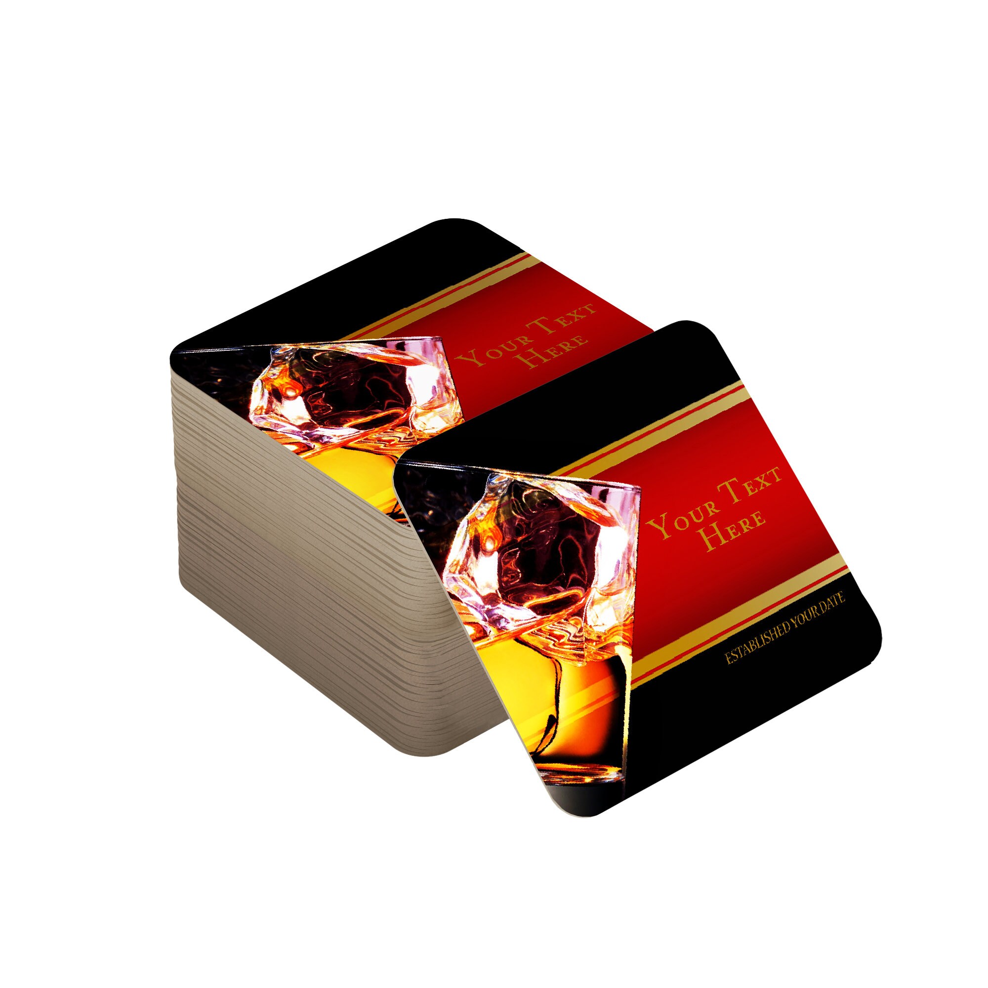 Personalised Beer Mats in Packs of 24 48 96 Multi Buy | Etsy