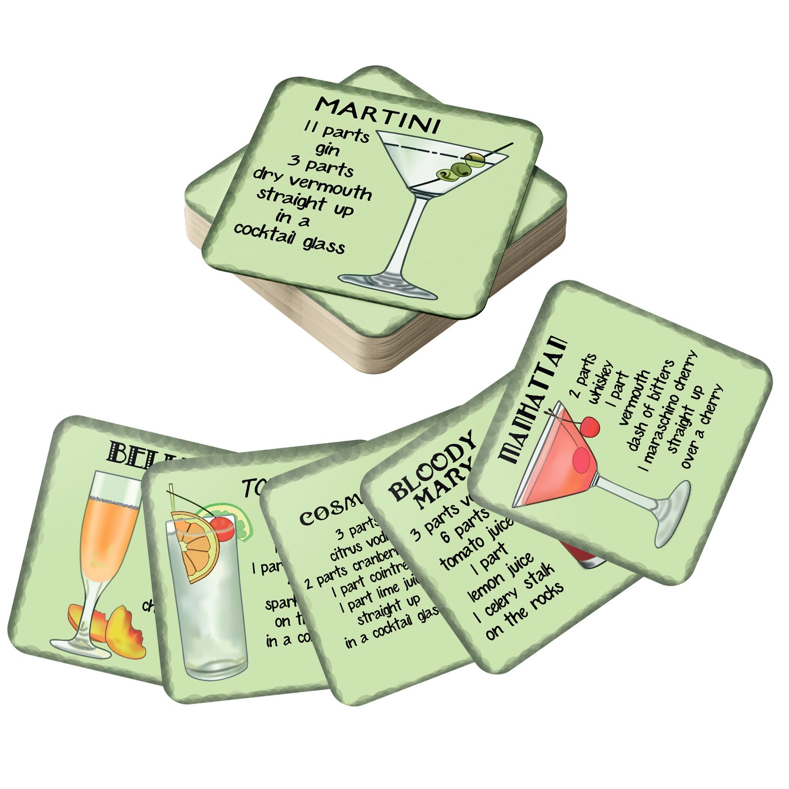 Beer Mats in Packs of 24 48 96 Bulk Buy Absorbent Square | Etsy