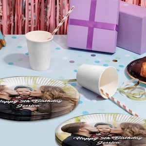 Make Your Own Personalized Paper Plates, Custom Party Plates, Birthday ...