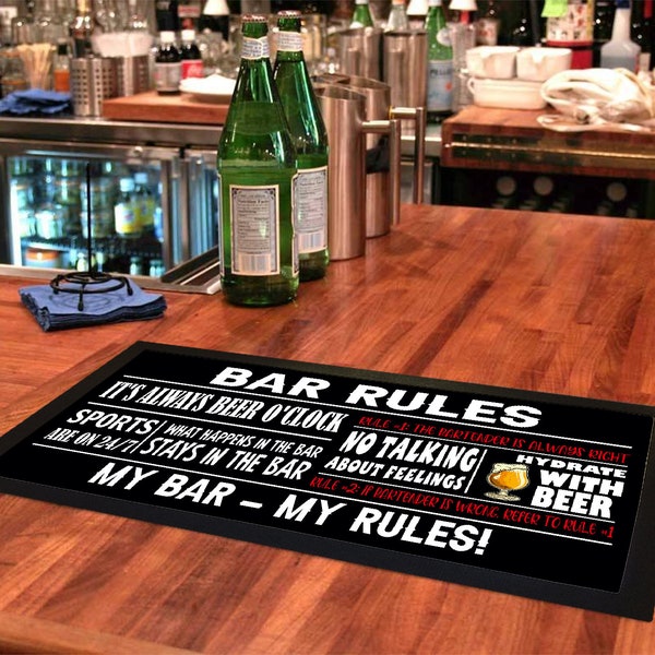 Bar Rules - Etsy