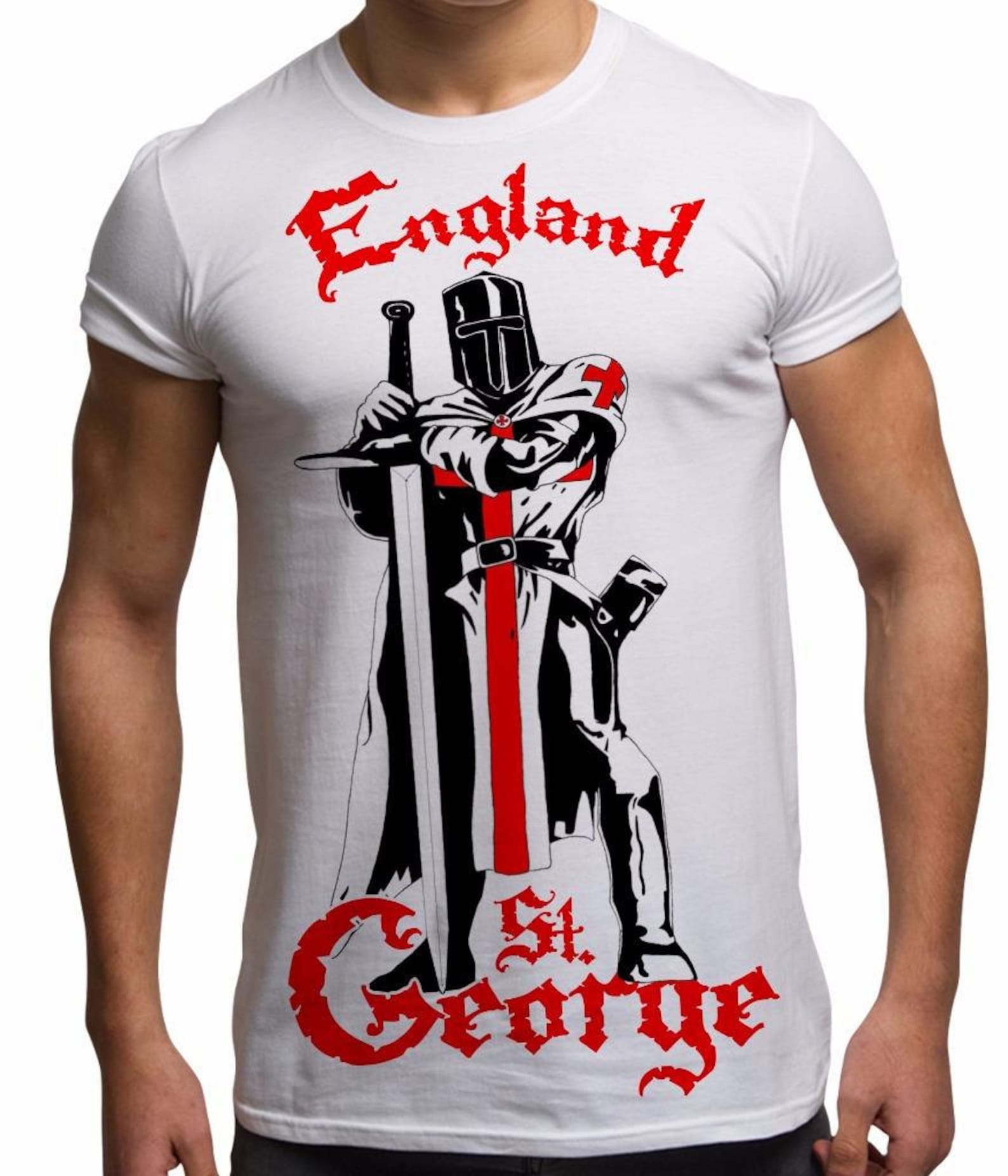 St Georges Day T Shirt St George England Mens T Shirt | Etsy