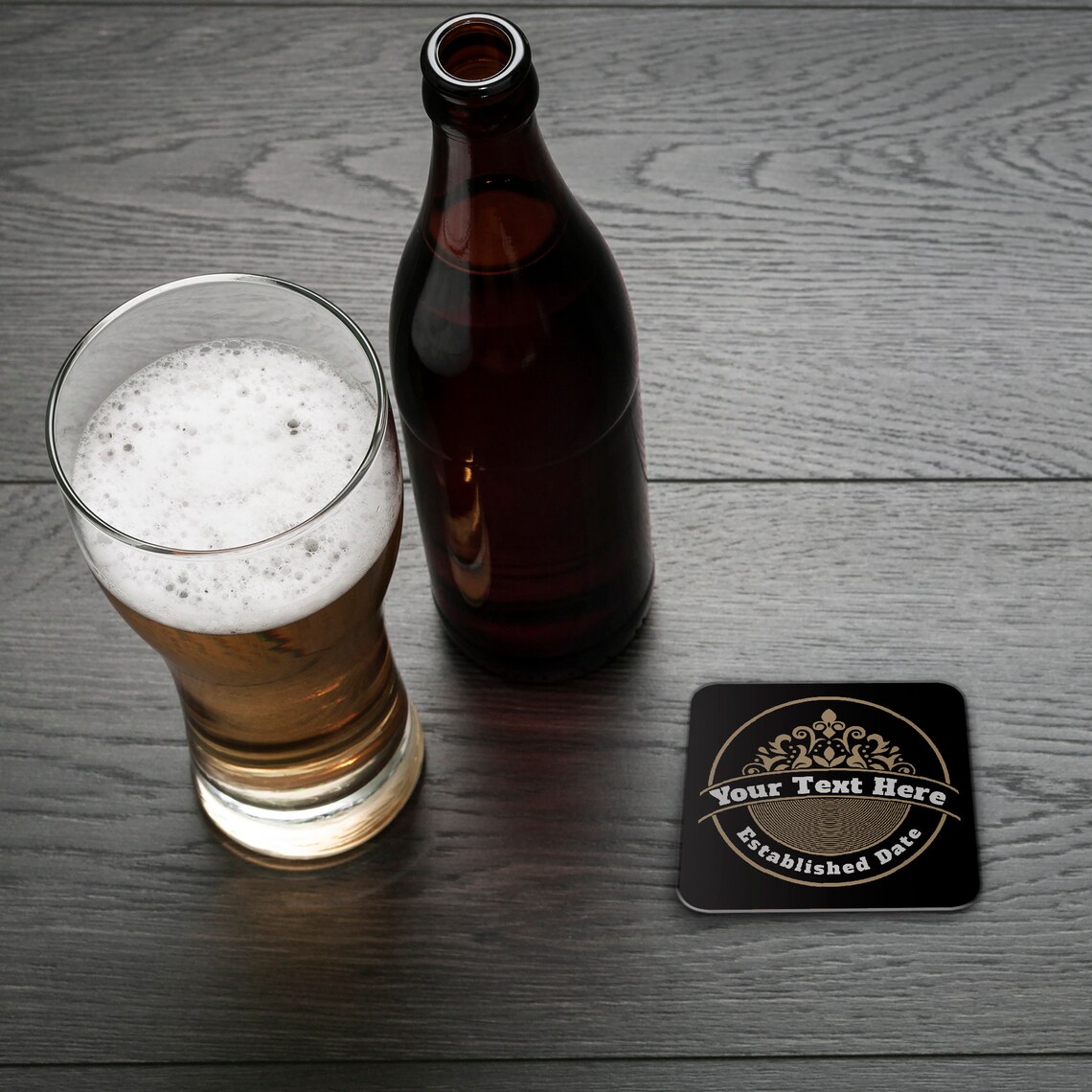 Personalised Beer Mats in Packs of 24 48 96 Multi Buy - Etsy UK