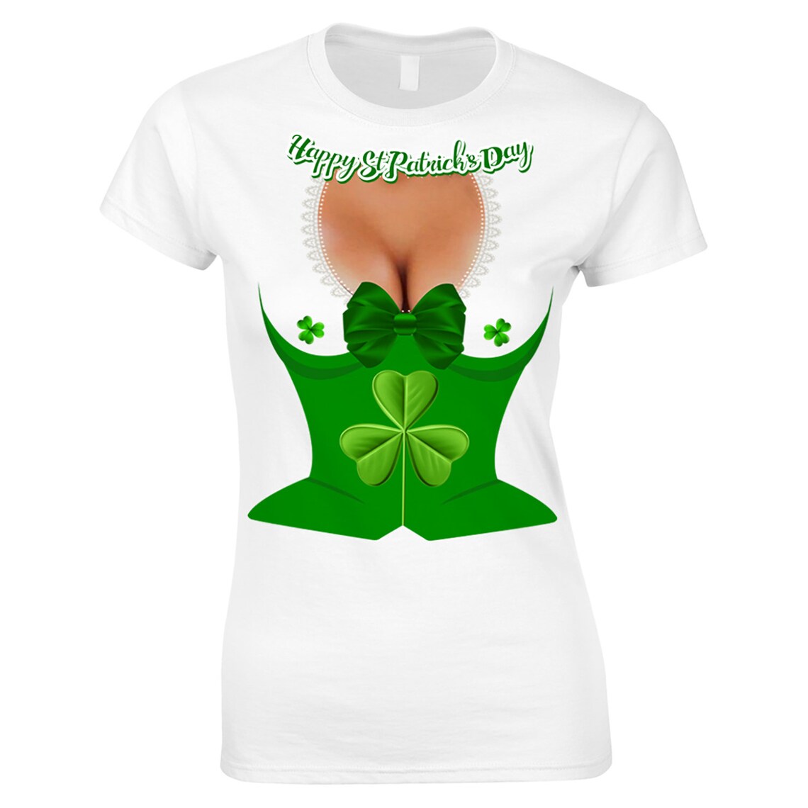 St Patricks Day Ladies T Shirts Boobs Cleavage Funny Etsy