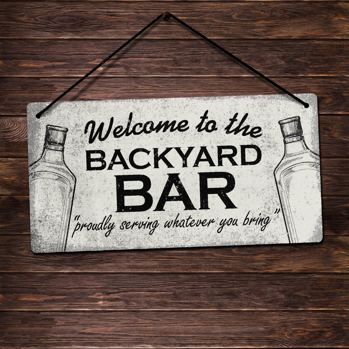 Bar Sign Metal Signs Tin Wall Hanging Plaques Accessories - Etsy UK