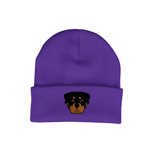 Rottweiler Beanie Hat - Dog Lovers Gifts for Women - Winter Hats for ...