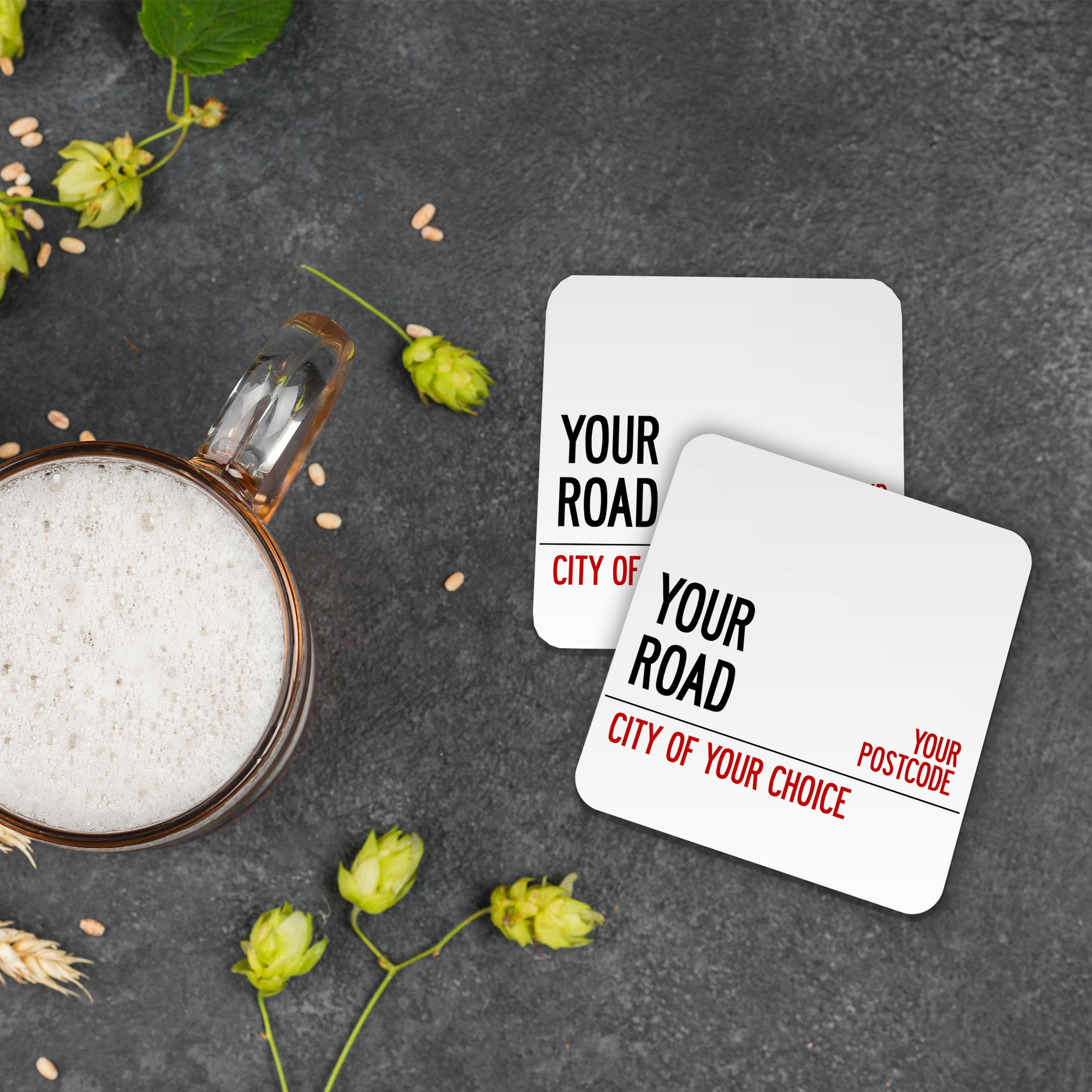 Personalised Beer Mats in Packs of 24 48 96 Multi Buy | Etsy