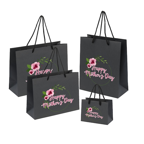 Mother s Day Luxury Birthday Gift Bags for Mum Various Sizes Colours Pretty Floral Happy Mothers Day Occasion Gift Bag for Mummy Etsy Canada