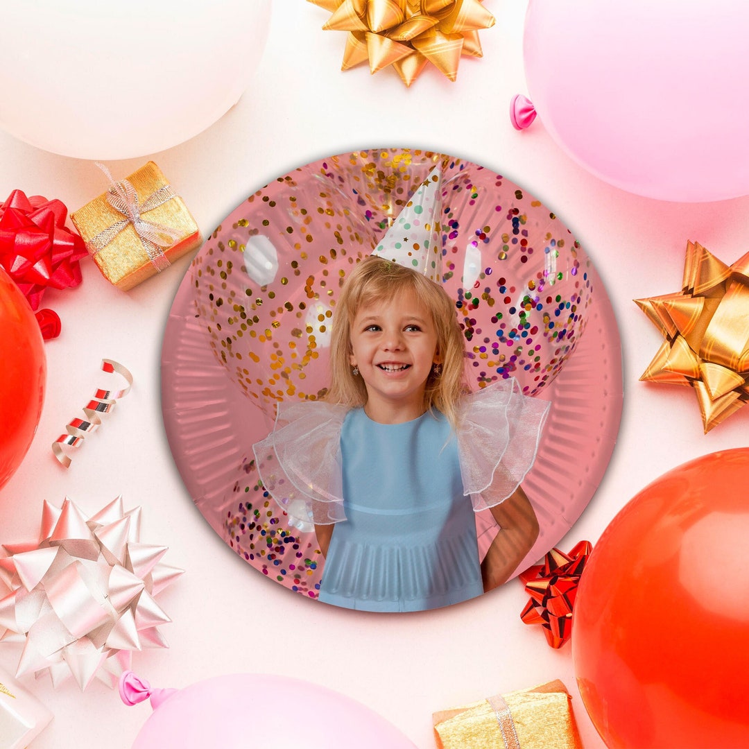 Personalised Paper Plates - Party Tableware - Photo Decorations ...
