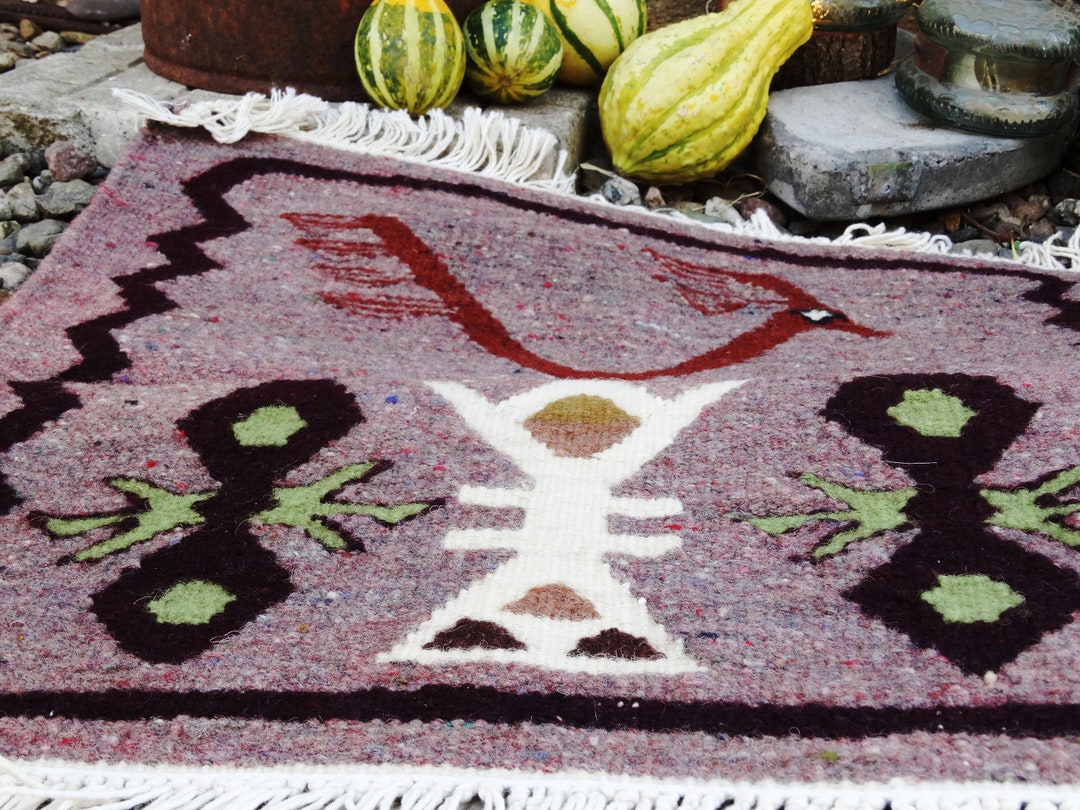 Vintage Rustic Small Kilim Handwoven Rugs Country Home Decor Vintage ...