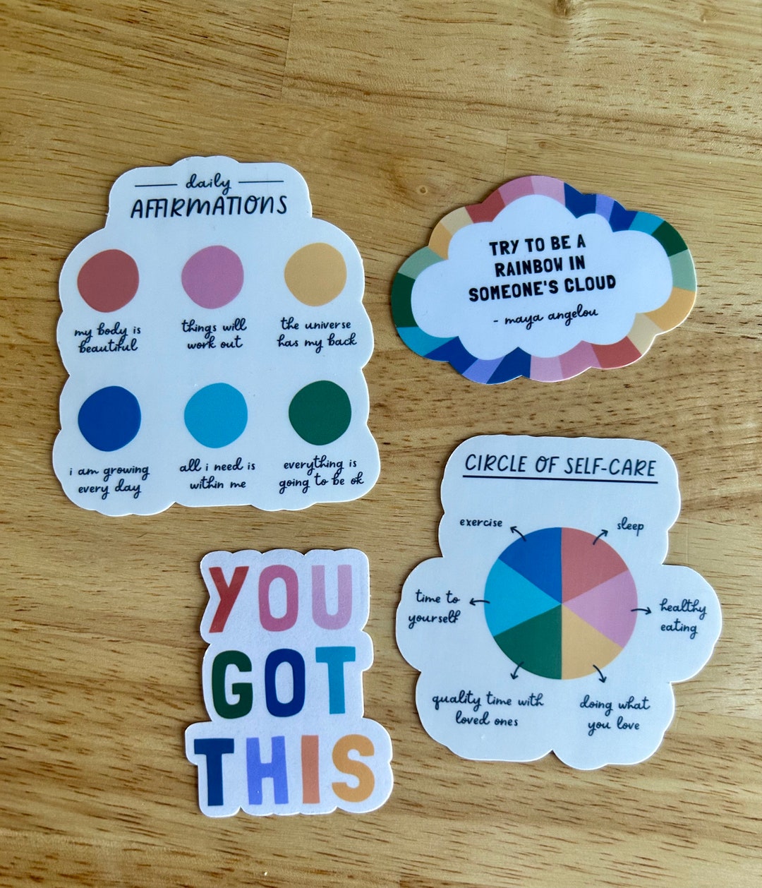 Mental Health-safe Care-4 Sticker Pack-free SHIPPING - Etsy