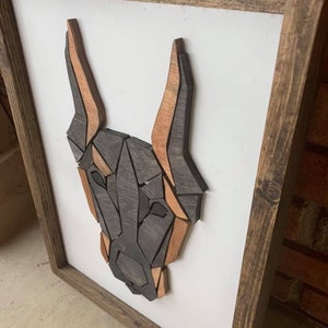 Geometric Dog Breed Wood Sign Pet Art Rustic Wood Sign-hand Cut Dog ...