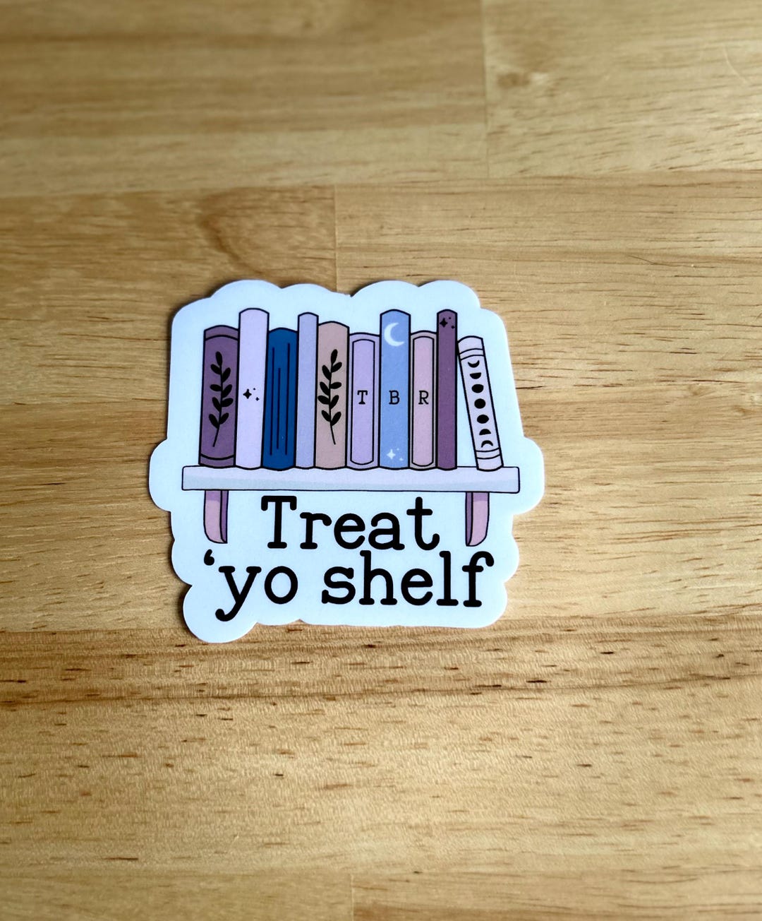 Scholastic Book Fair Sticker: Treat Yo Shelf, Matte Finish - Etsy