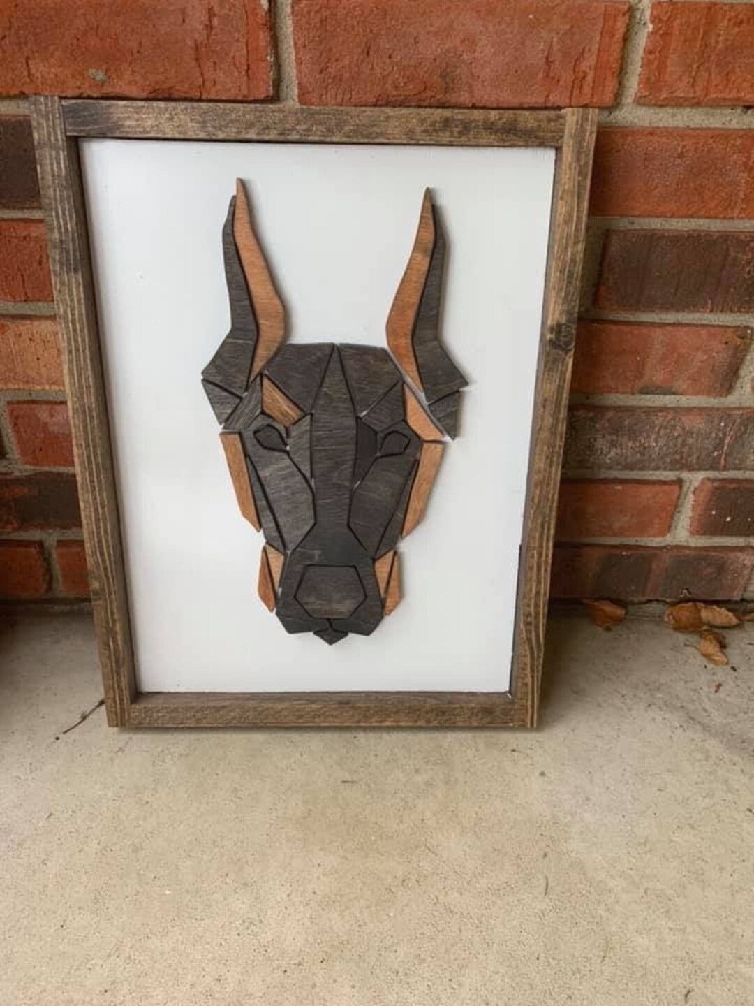 Geometric Dog Breed Wood Sign Pet Art Rustic Wood Sign-hand Cut Dog ...