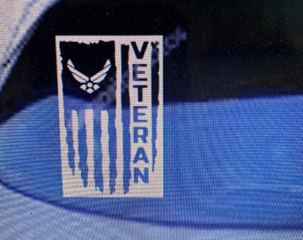 USAF Air Force Veteran Car Truck Window Laptop Decal Sticker - Etsy