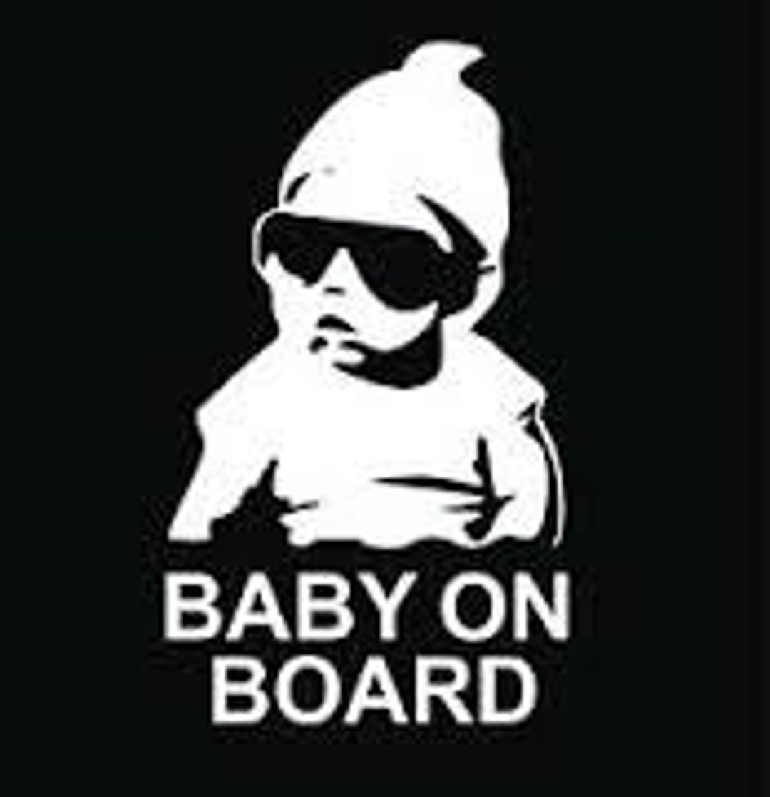 Baby Carlos on Board Car Decal - Etsy