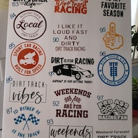 Dirt Track Racing - Etsy