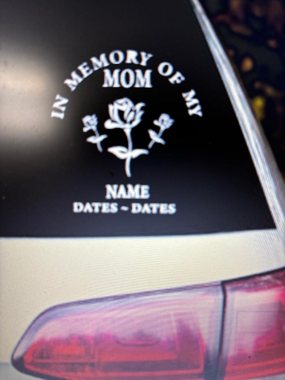 Mom Memorial Decal - Etsy