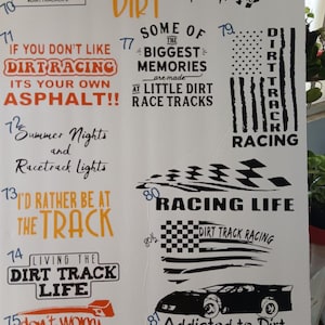 Dirt Track Racing - Etsy