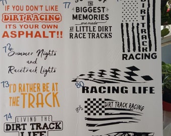 Dirt Late Model V2 Dirt Track Racing Race Car Sticker Decal - Etsy
