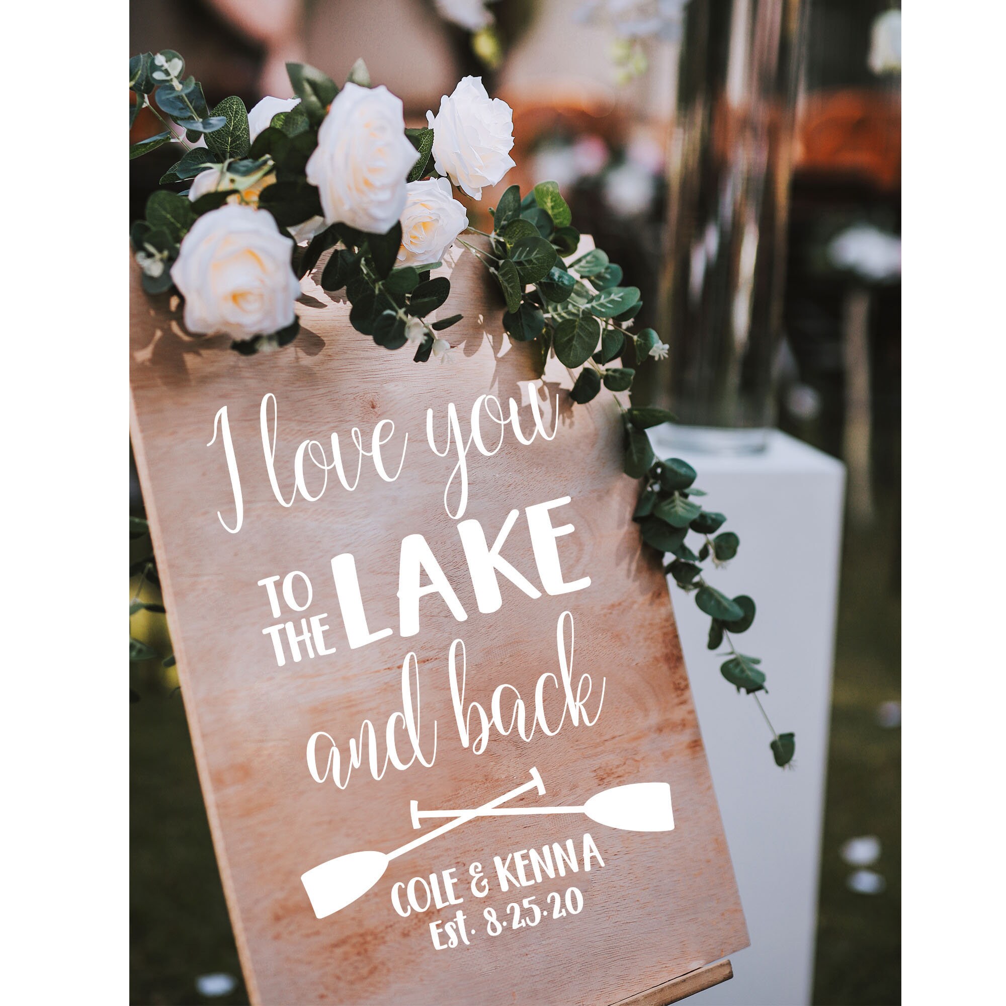 Home & Living Customizable Lake Scene Welcome To Piece Wall Hangings ...