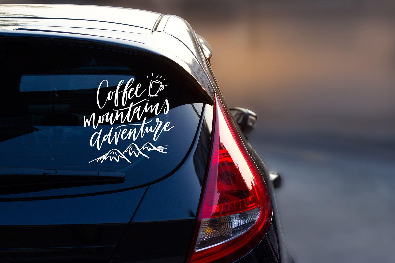 Car Decal Adventure Car Decal Outdoor Decal Mountain - Etsy