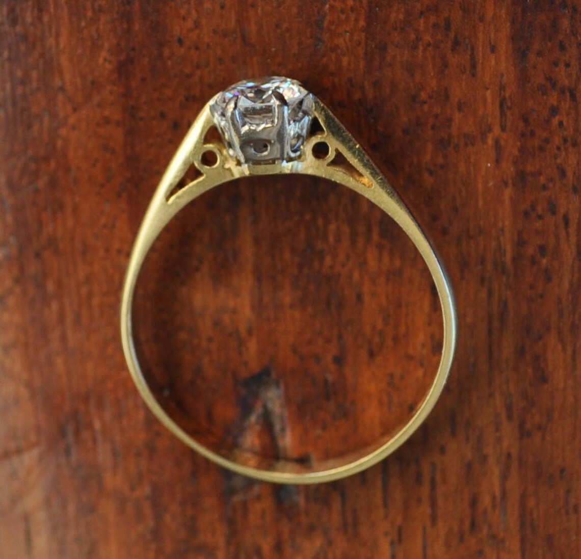 0.50ct diamond ring Val 9.200K G VVS2 18ct gold Size O US 7 | Etsy