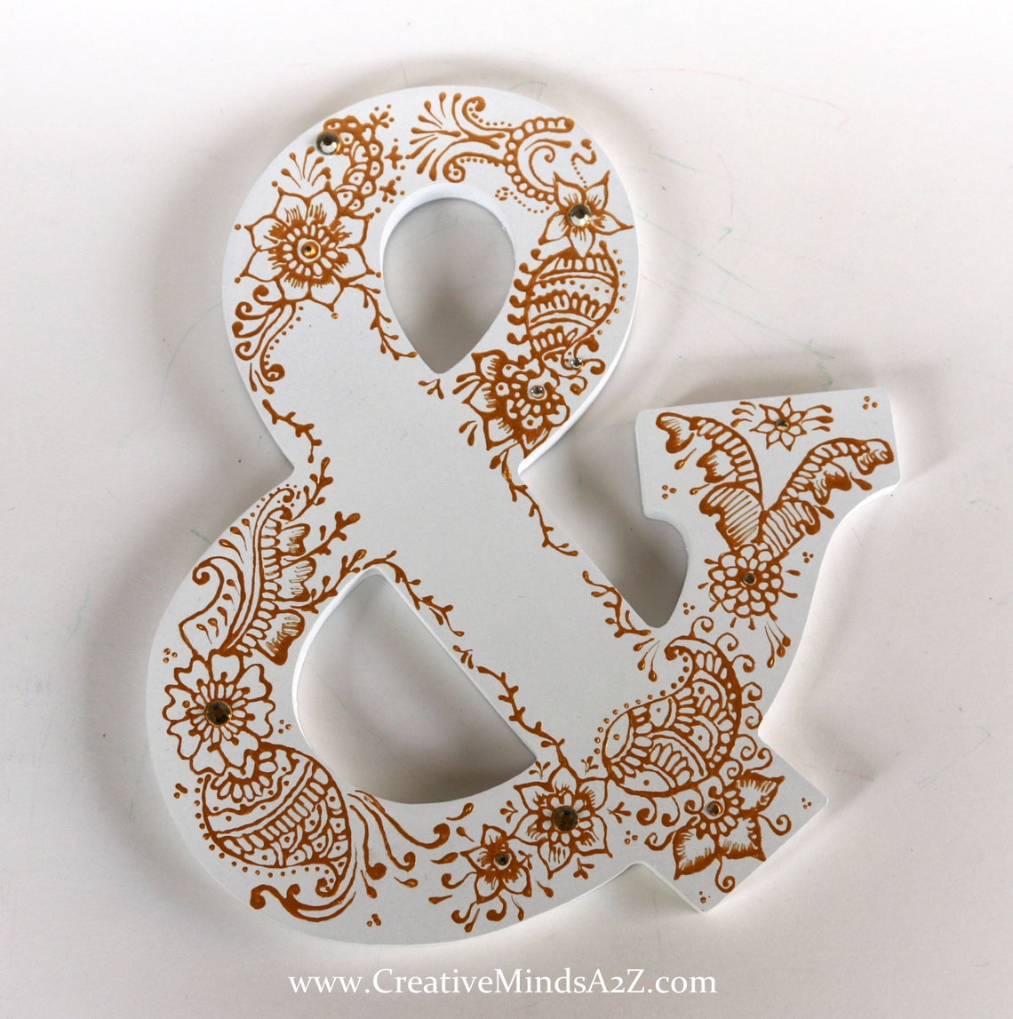 9 Personalized Henna Wooden Letters Henna Custom Wedding | Etsy