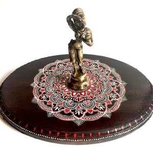 Wood Manai Kolam Mandala Rangoli Traditional Floor Art - Etsy