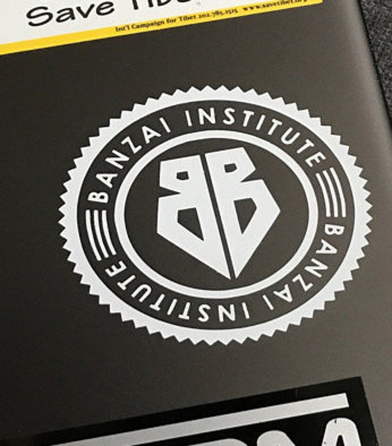 Buckaroo Banzai Vinyl Sticker / Vinyl Decal / Banzai Institute / Laptop ...